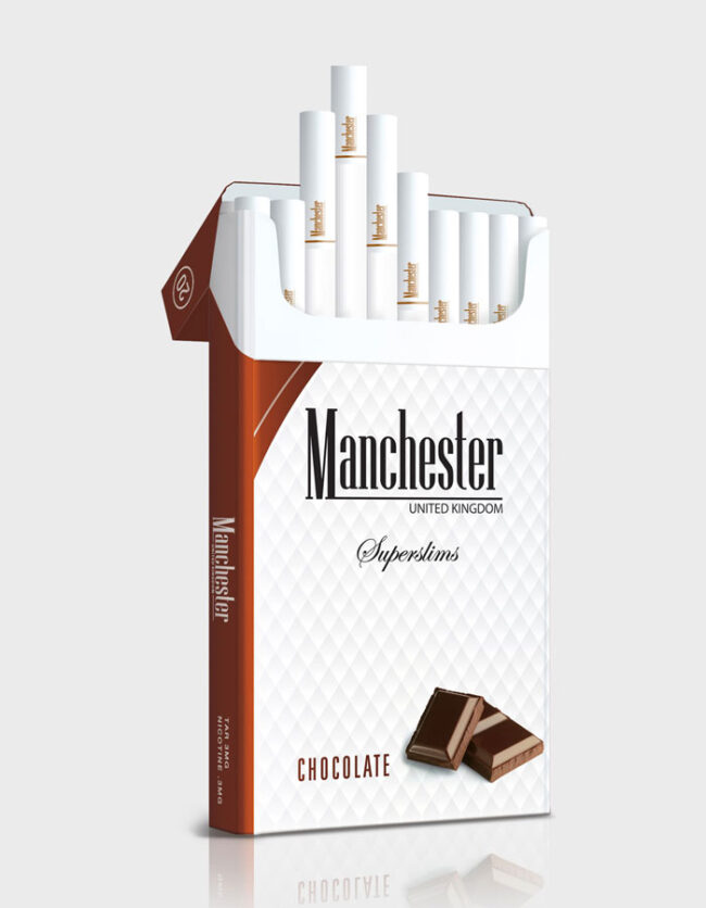 Manchester Superslims Chocolate - Cheap Carton Cigarettes